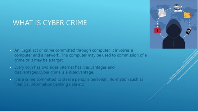 Cyber Crime.pptx | Crime & Harmful Acts to Individuals, Society & Human Right Violations ...