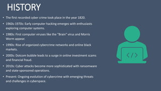 CYBER CRIME and security prevention.pptx