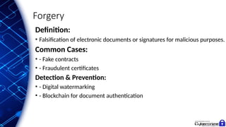 cyberCrime and other knowledge with ful detail | PPT