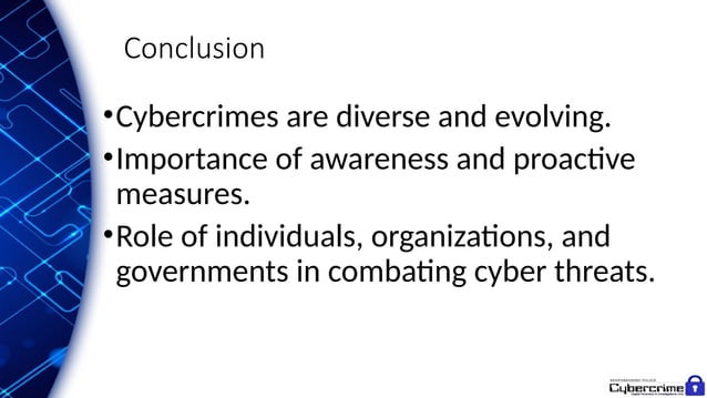 cyberCrime and other knowledge with ful detail | PPTX