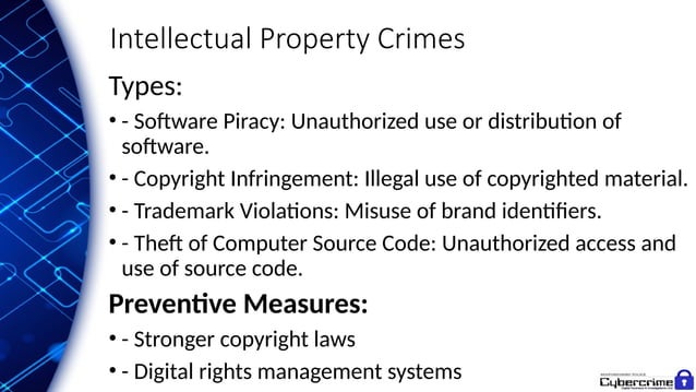 cyberCrime and other knowledge with ful detail | PPT