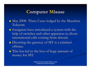 Cybercrime And Computer Misuse Cases | PDF