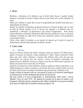 Cyber crime-Krimet Kibernetike | PDF