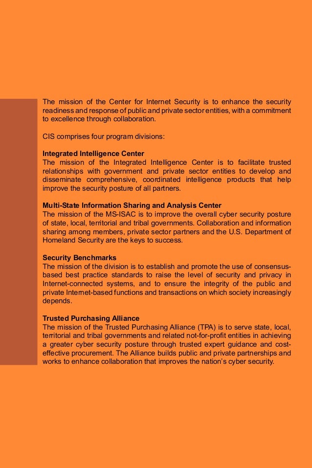 Cyber Crime Multi-State Information Sharing and Analysis Center