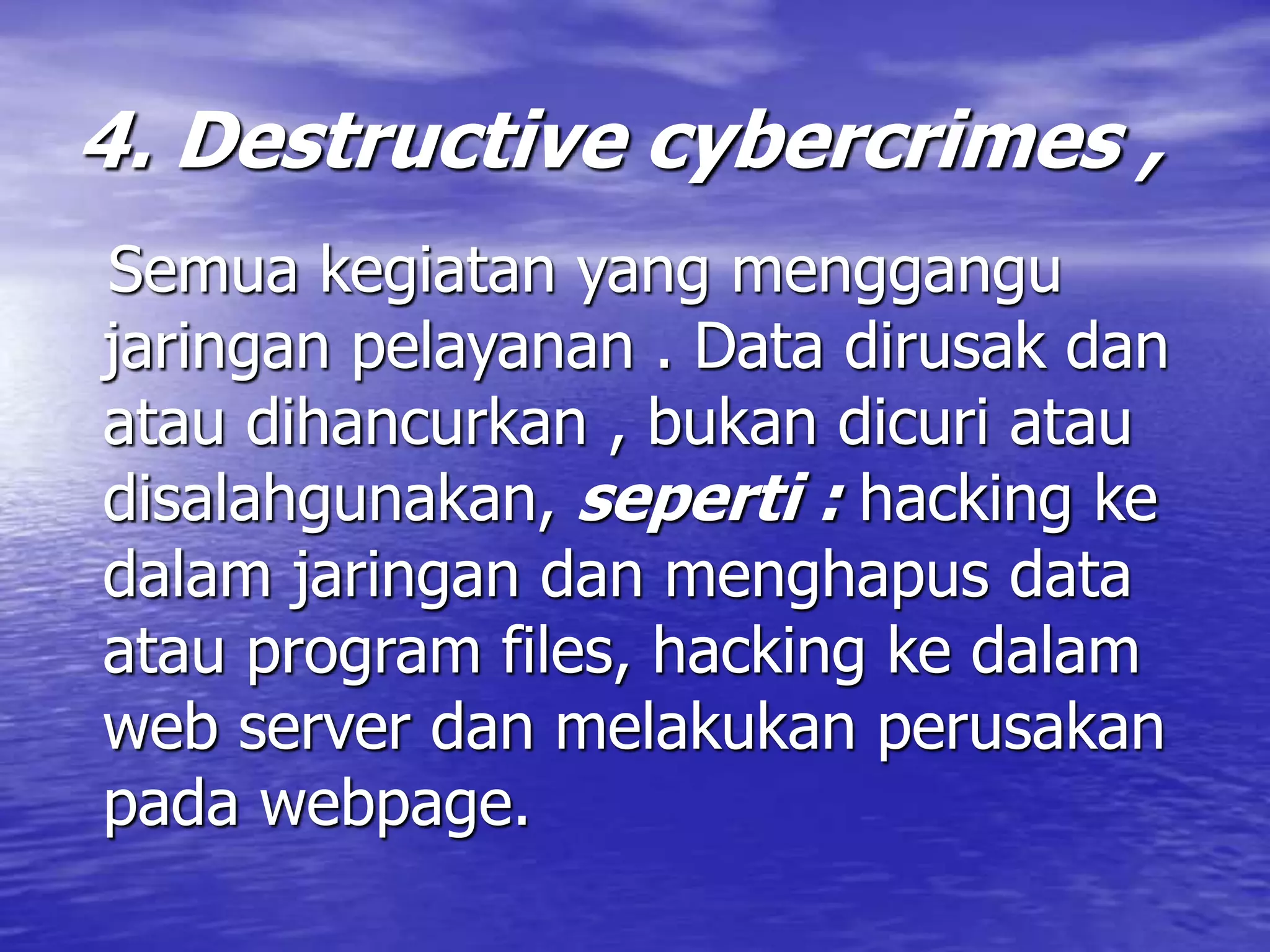 CYBERCRIME | PPT