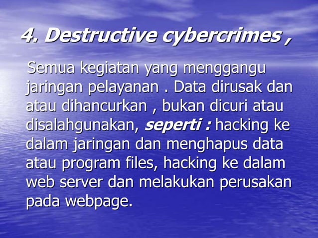 CYBERCRIME | PPT