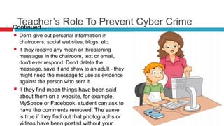 Cyber crime among students | PPT | Crime & Harmful Acts to Individuals ...