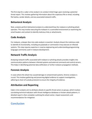 Cyber Crime Analysis in Action: Steps to Analyze Malware and Phishing ...