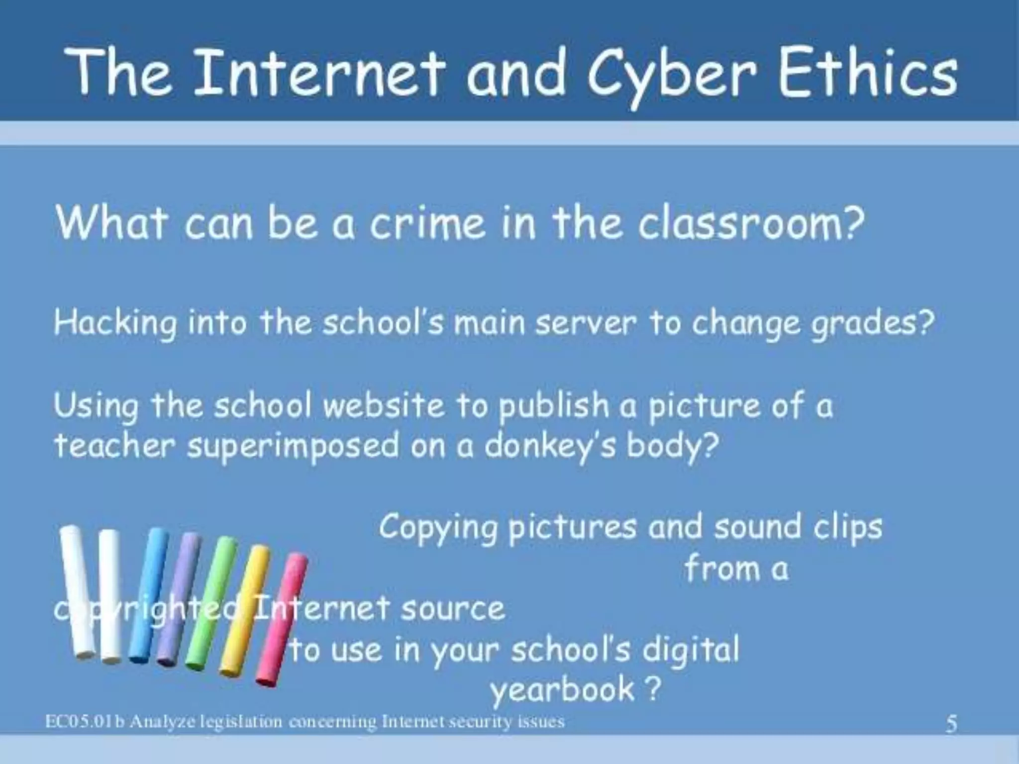 Cyber crime and cyber ethics ppt | PPTX