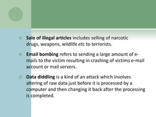 Cyber crime and security 1 | PPTX