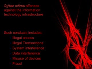 Cyber crime presentation by HuNnY ButT | PPTX