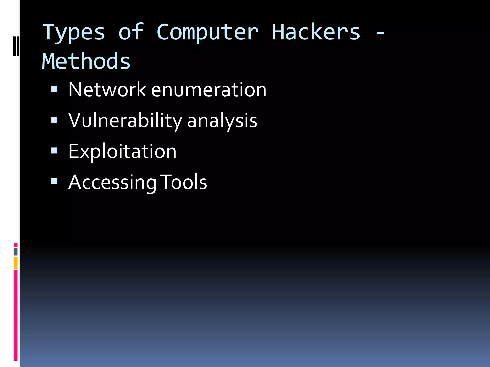 Cybercrime (Computer Hacking) | PPTX | Crime & Harmful Acts to ...