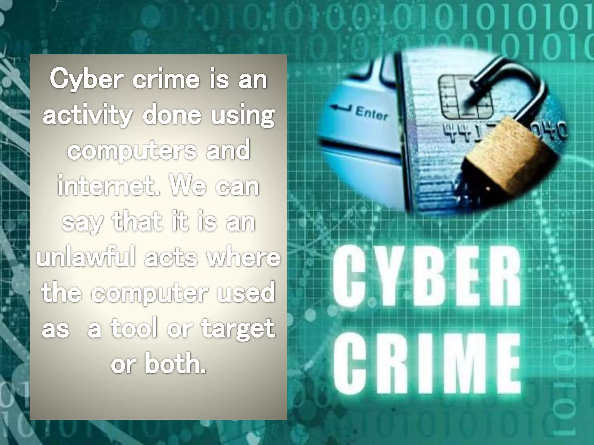Cybercrime And Cyber forensics | PPTX