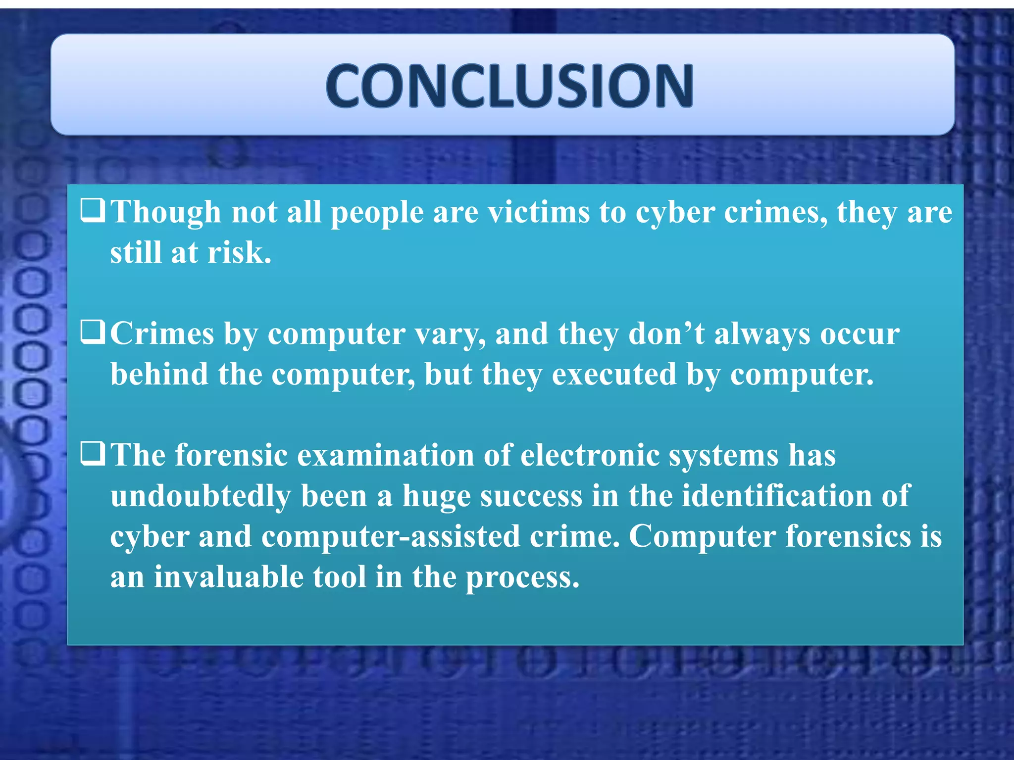 Cybercrime And Cyber forensics | PPTX