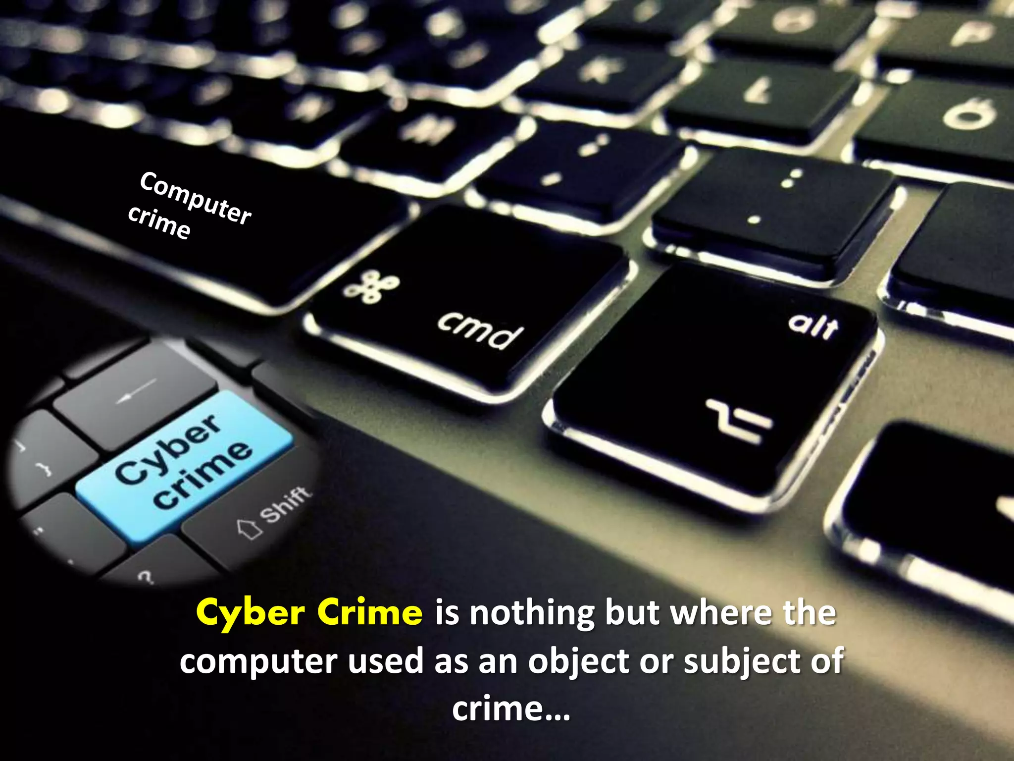 Cybercrime And Cyber forensics | PPTX