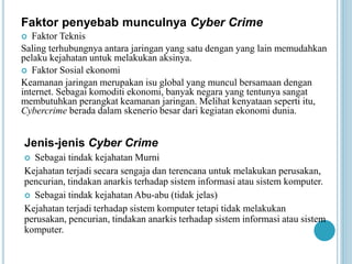 Cybercrime cyberlaw | PPTX