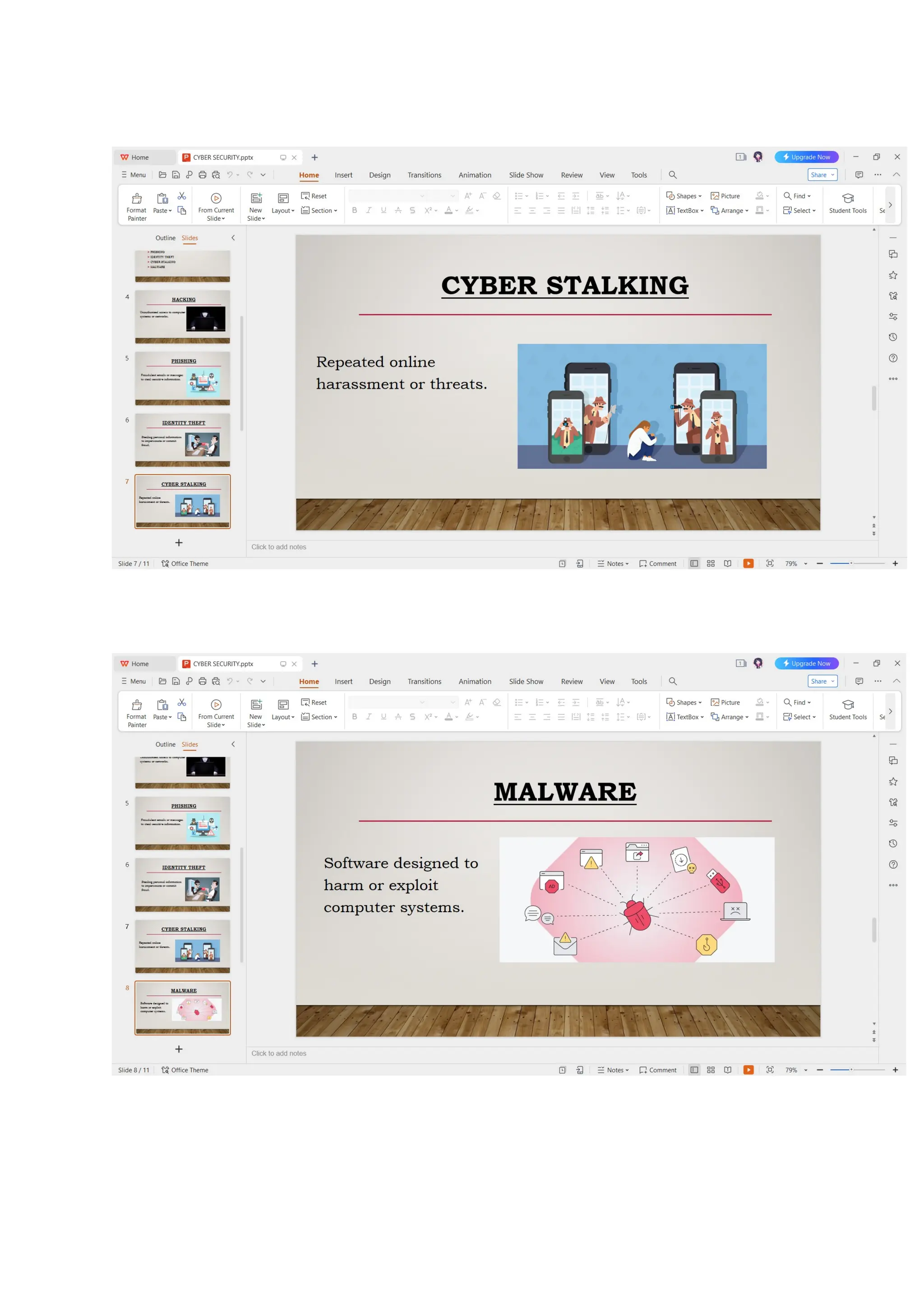 Pedagogy of computer science Presentation On cyber crime .docx
