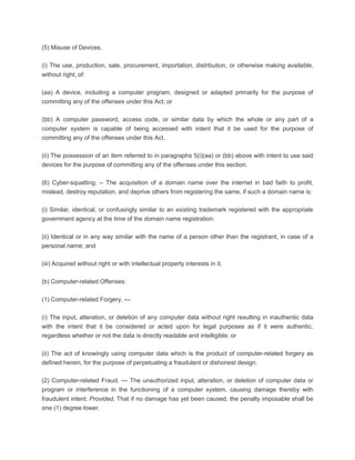 Cybercrime Prevention Act | PDF