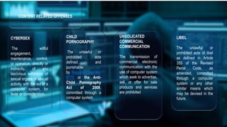 Cybercrime the use of computer as an instrument to further illegal ends ...