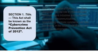 Cybercrime the use of computer as an instrument to further illegal ends ...