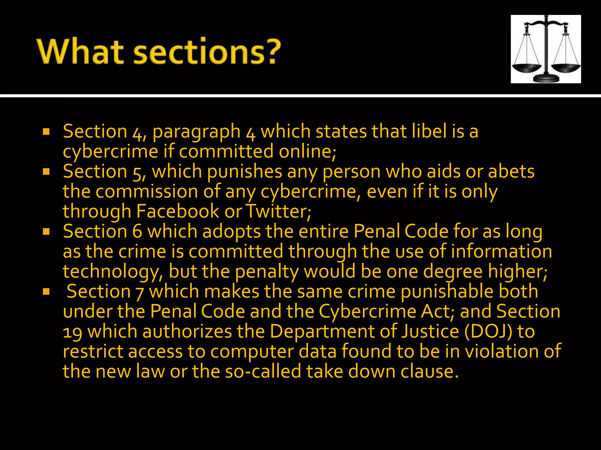 Cybercrime law in the philippines | PPTX