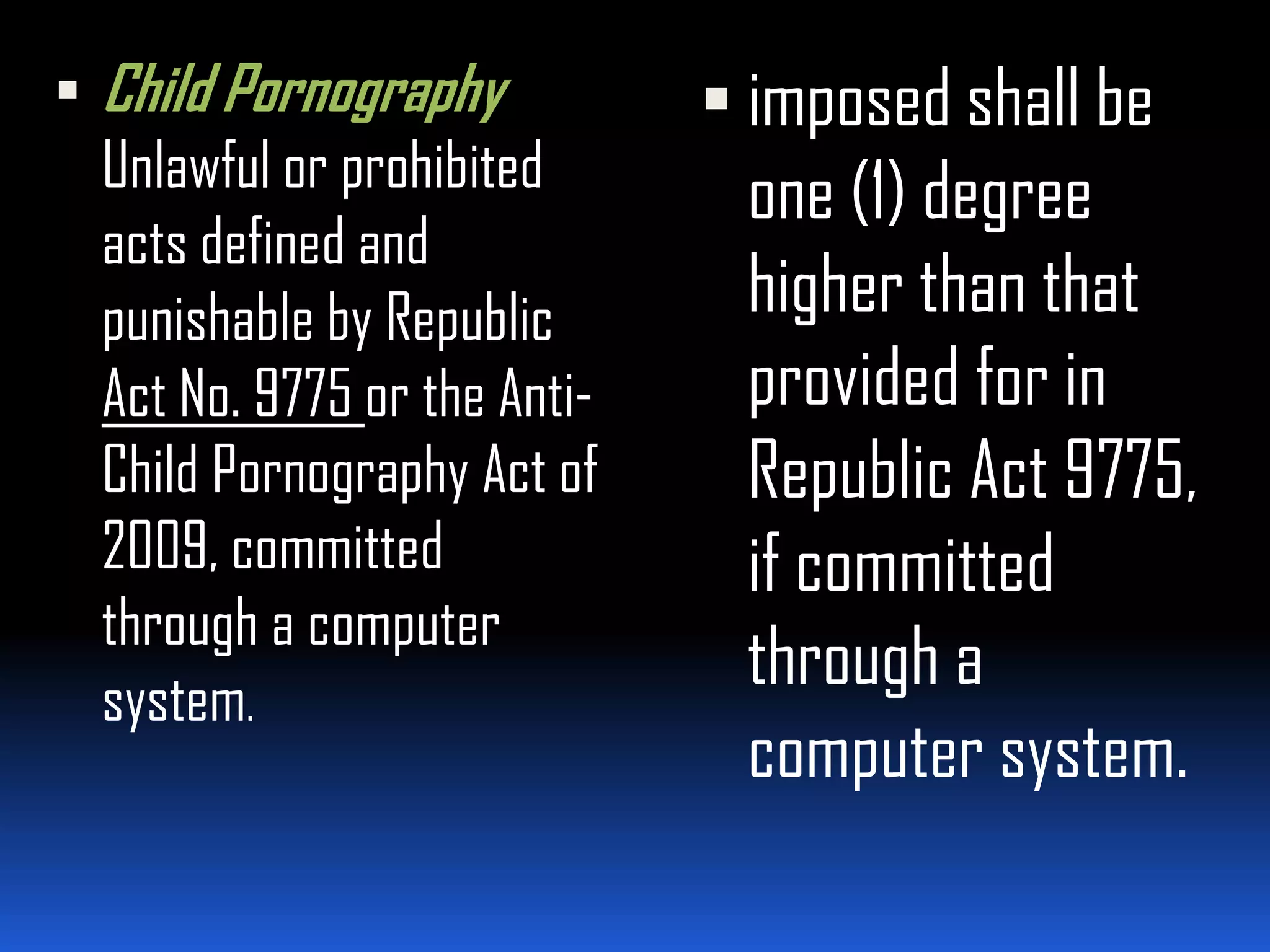 Cybercrime law legality report | PPTX | Crime & Harmful Acts to ...