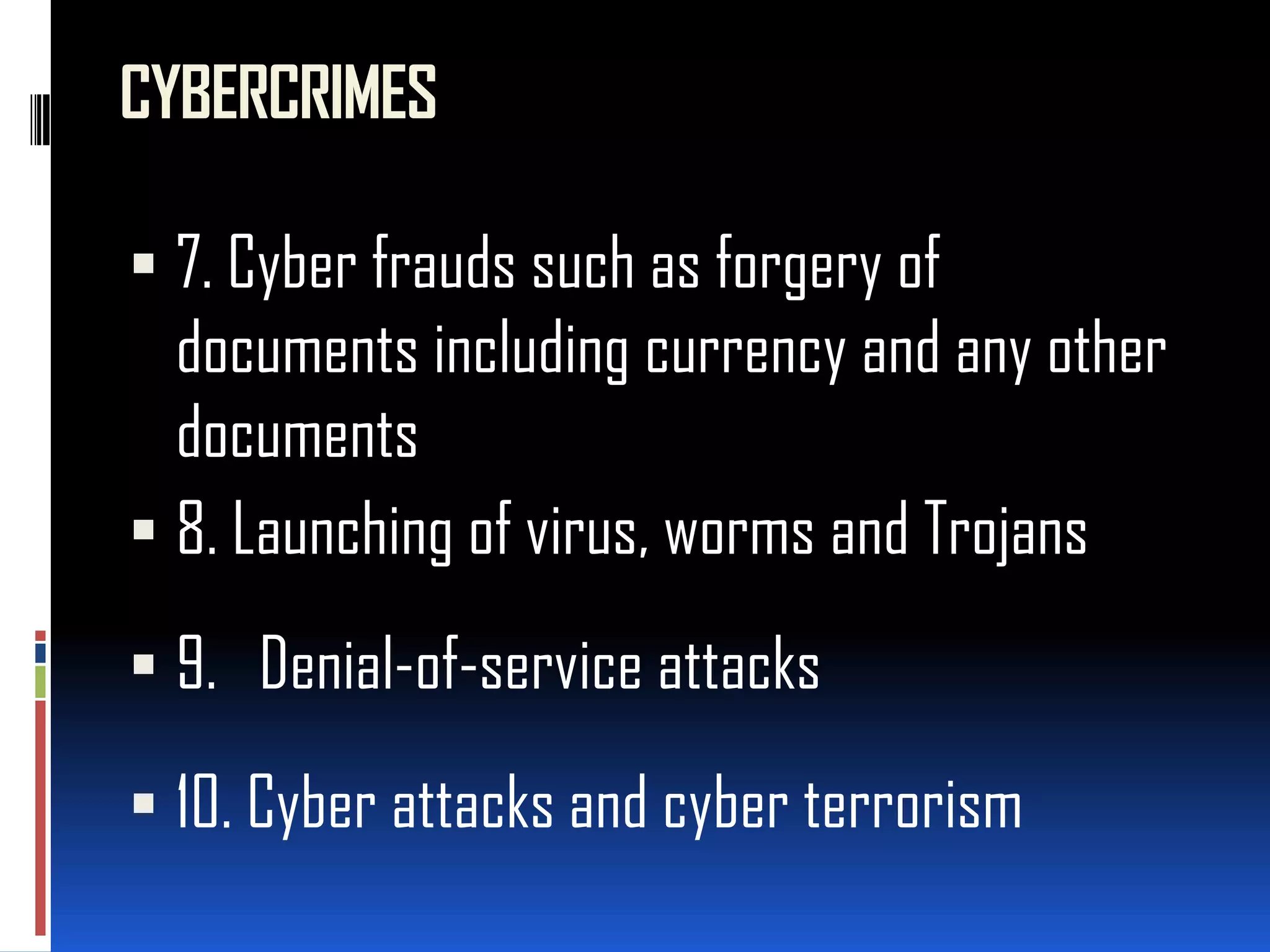 Cybercrime law legality report | PPTX | Crime & Harmful Acts to ...