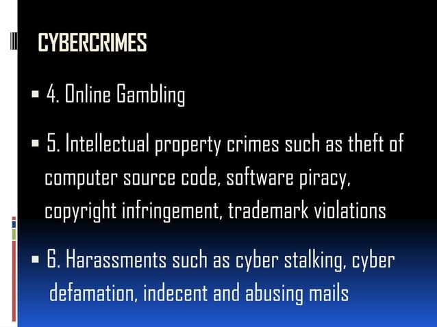 Cybercrime law legality report | PPTX | Crime & Harmful Acts to ...