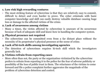 Cyber crime lecture one definition and nature | PPTX