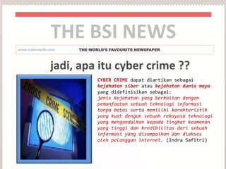 pengertian cyber crime | PPTX