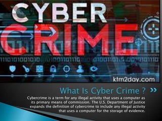 Cyber crime ppt | PPTX