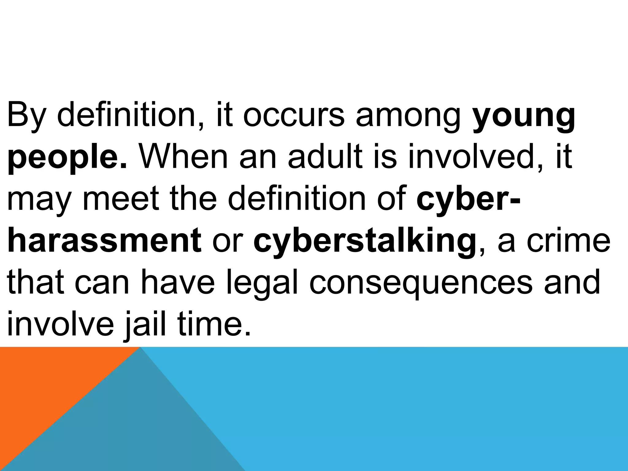 Cybercrime bullying report | PPTX