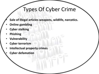 Cyber crime ppt | PPTX
