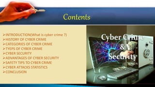 Cyber Crime & Security | PPTX