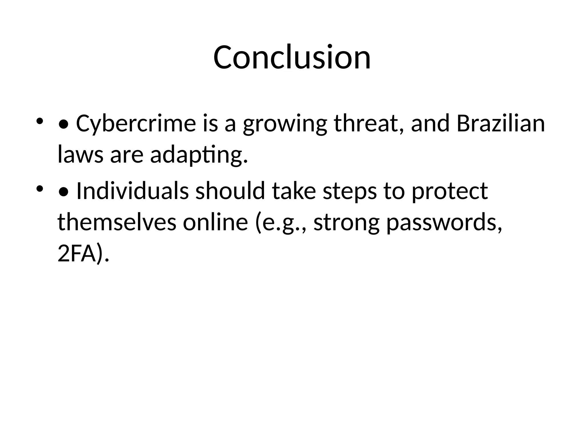 Cybercrime_Presentation_Brazil a overview | PPTX