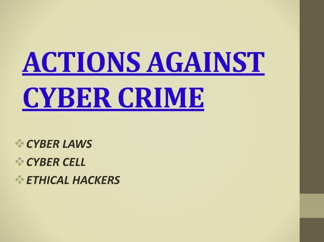 Cyber crime presentation | PPT