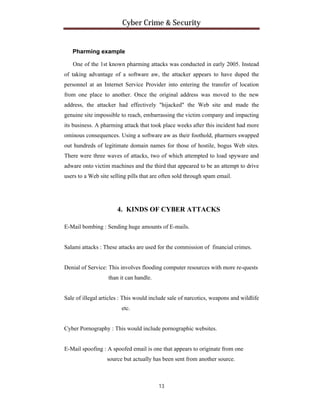 Cyber crime report | PDF