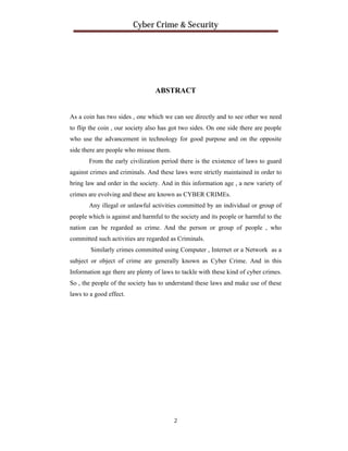 Cyber crime report | PDF