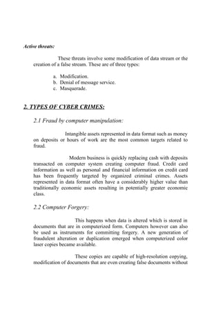 Cybercrimes | DOC