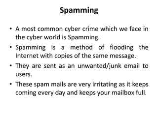 Cyber crimes | PPT