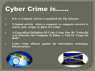 Cyber crimes (By Mohammad Ahmed) | PPSX