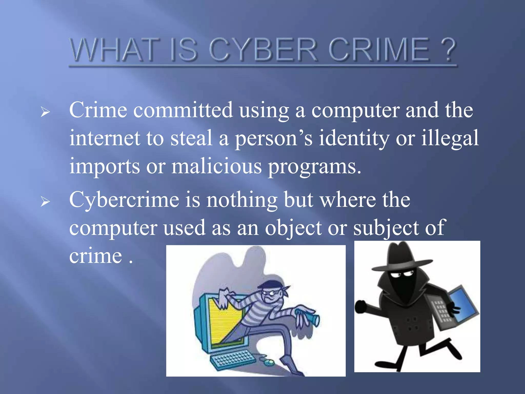 Cyber Crime and Security | PPTX