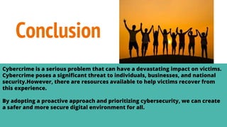 CYBERCRIME VICTIMS | PPTX