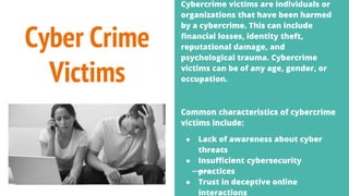 CYBERCRIME VICTIMS | PPTX
