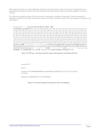 Cybercriminals target online banking | PDF | Crime & Harmful Acts to ...