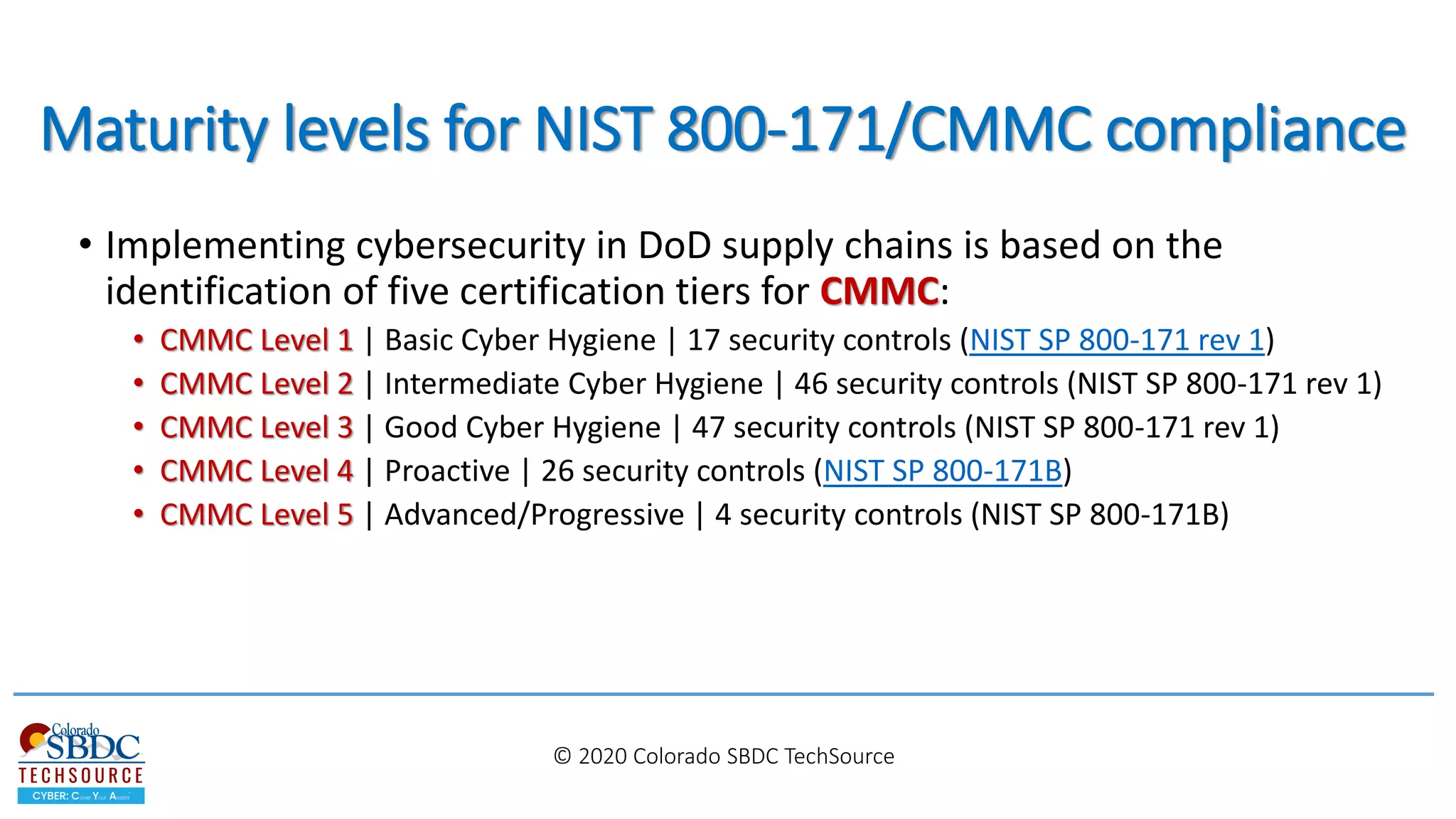 Cybersecurity Maturity Model Certification | PDF