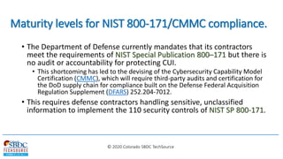 Cybersecurity Maturity Model Certification | PDF