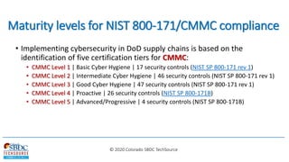 Cybersecurity Maturity Model Certification | PDF