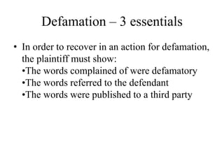 Cyber defamtion | PPTX | Internet | Computing