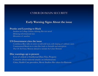Cyber Domain Security | PDF